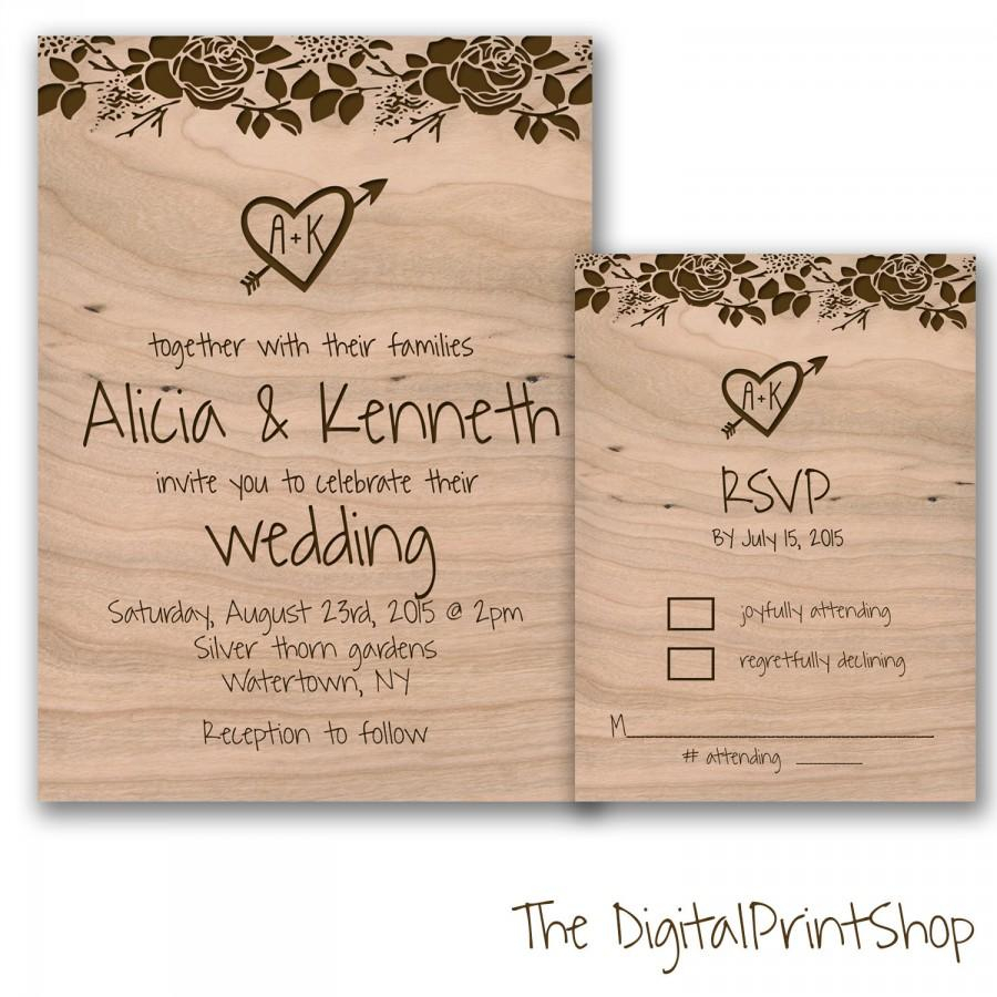 37+ Inspired Picture of Rustic Chic Wedding Invitations Diy - regiosfera.com