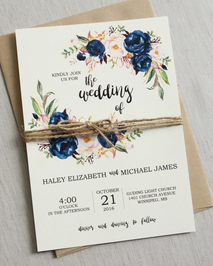 37+ Inspired Picture of Rustic Chic Wedding Invitations Diy ...