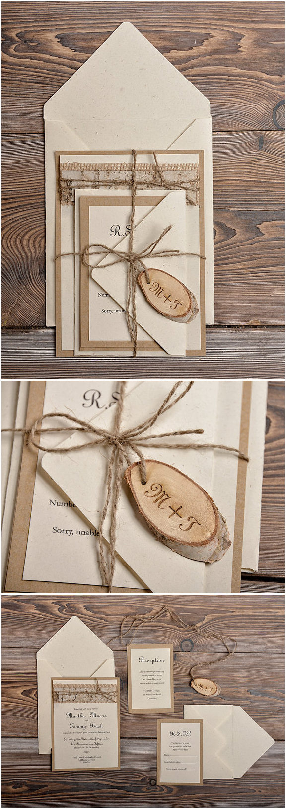 37+ Inspired Picture of Rustic Chic Wedding Invitations Diy - regiosfera.com