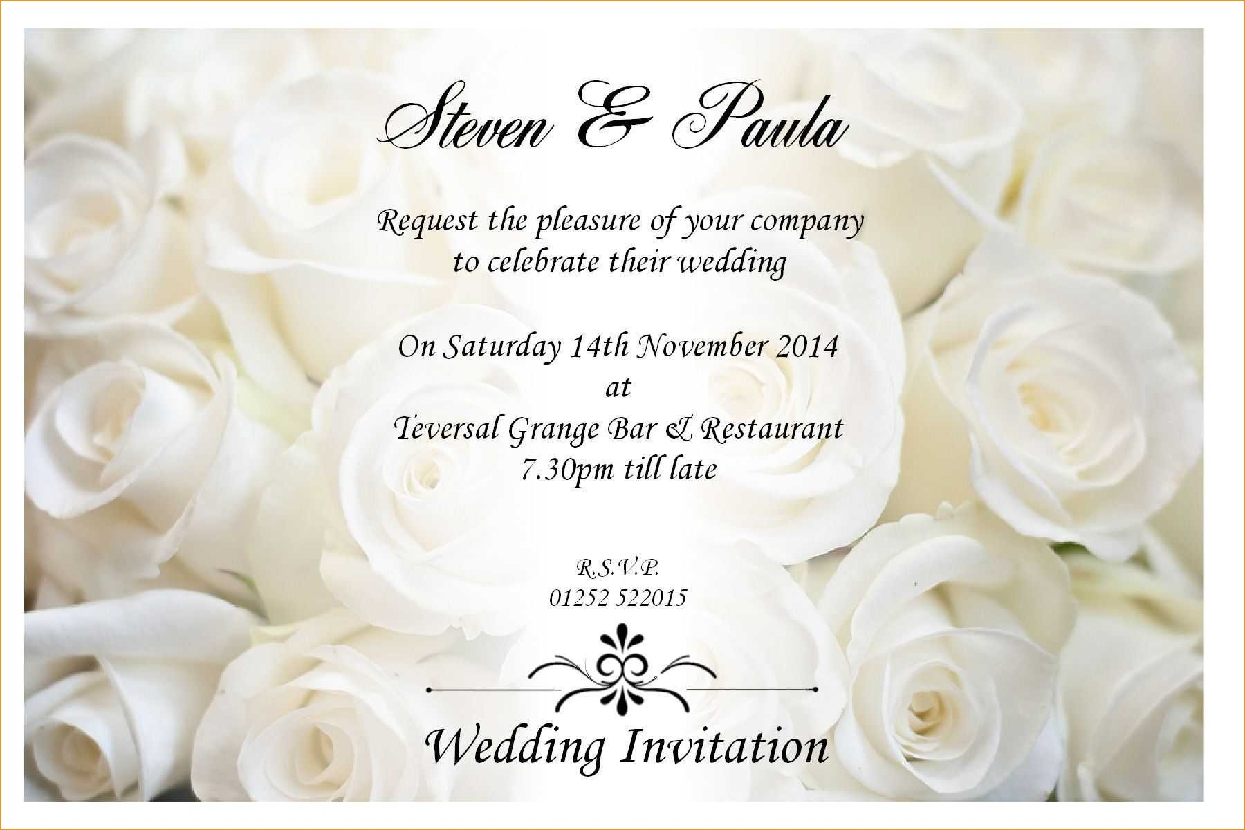 30+ Creative Picture of Samples Of Wedding Invitations - regiosfera.com