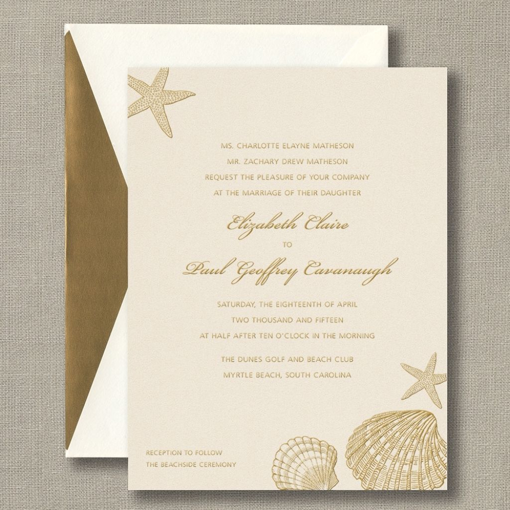 35+ Great Image of Seashell Wedding Invitations - regiosfera.com