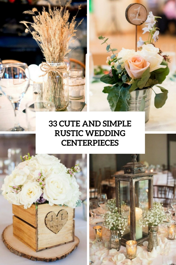 Wonderful Picture of Simple Rustic Wedding Decor - regiosfera.com