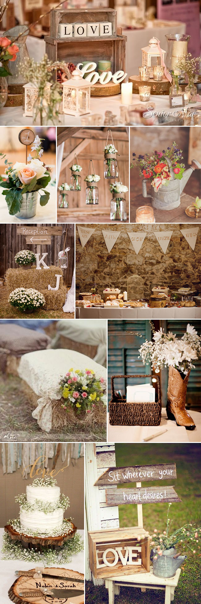 Wonderful Picture of Simple Rustic Wedding Decor - regiosfera.com