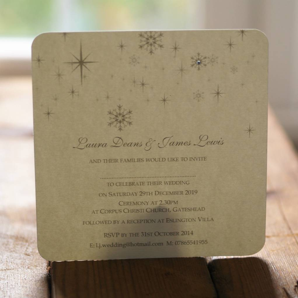 37+ Beautiful Image of Snowflake Themed Wedding Invitations ...