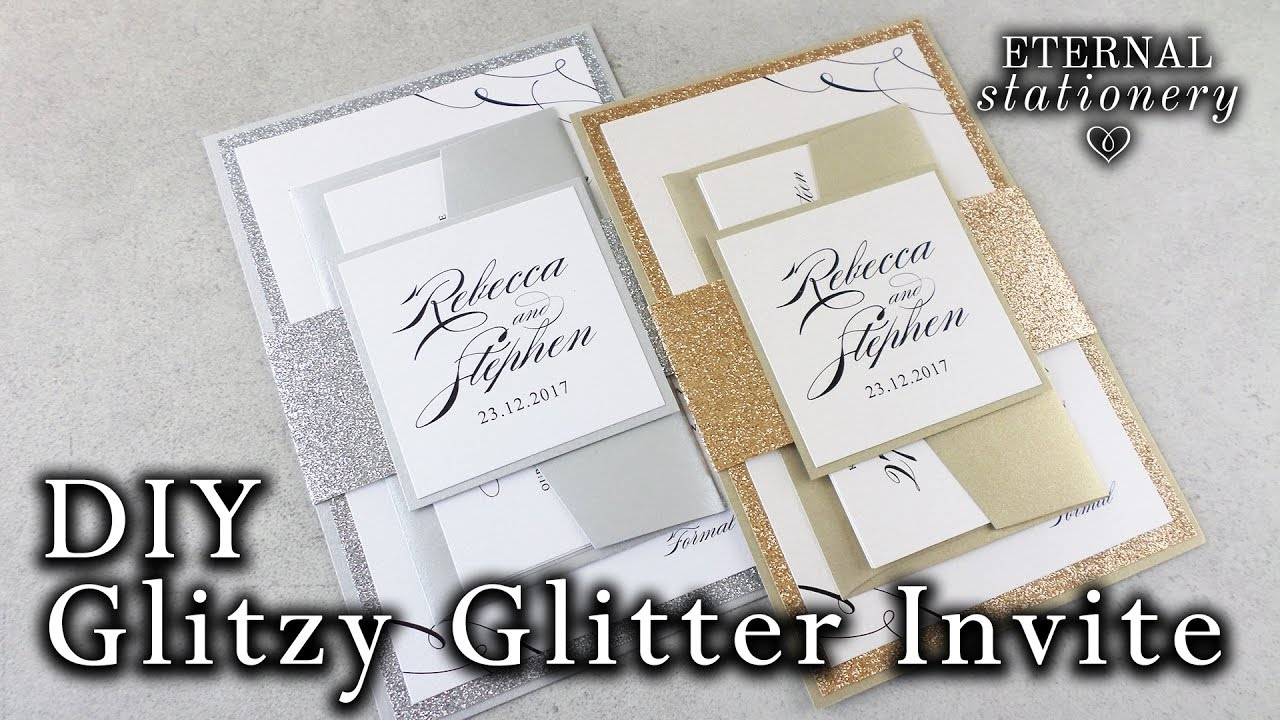 35+ Pretty Image of Sparkle Wedding Invitations - regiosfera.com