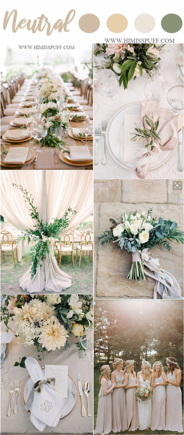Elegant Picture of Spring Wedding Colors - regiosfera.com