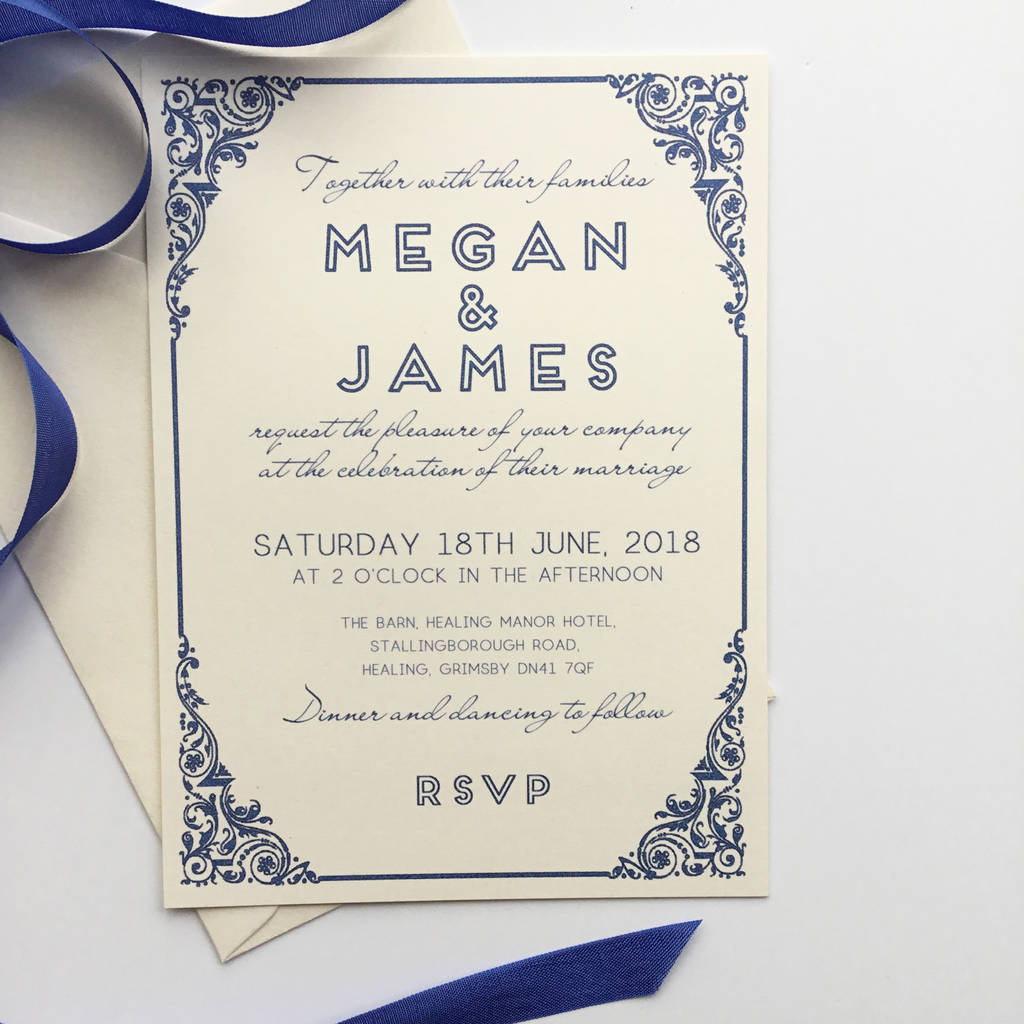 37+ Excellent Photo of Traditional Wedding Invitation - regiosfera.com