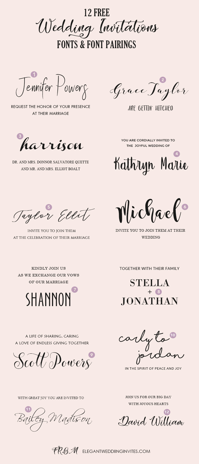 30+ Best Image of Wedding Invitation Font - regiosfera.com