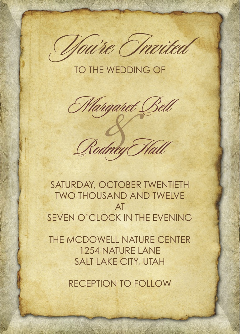 27+ Elegant Picture of Wedding Invitation Paper - regiosfera.com