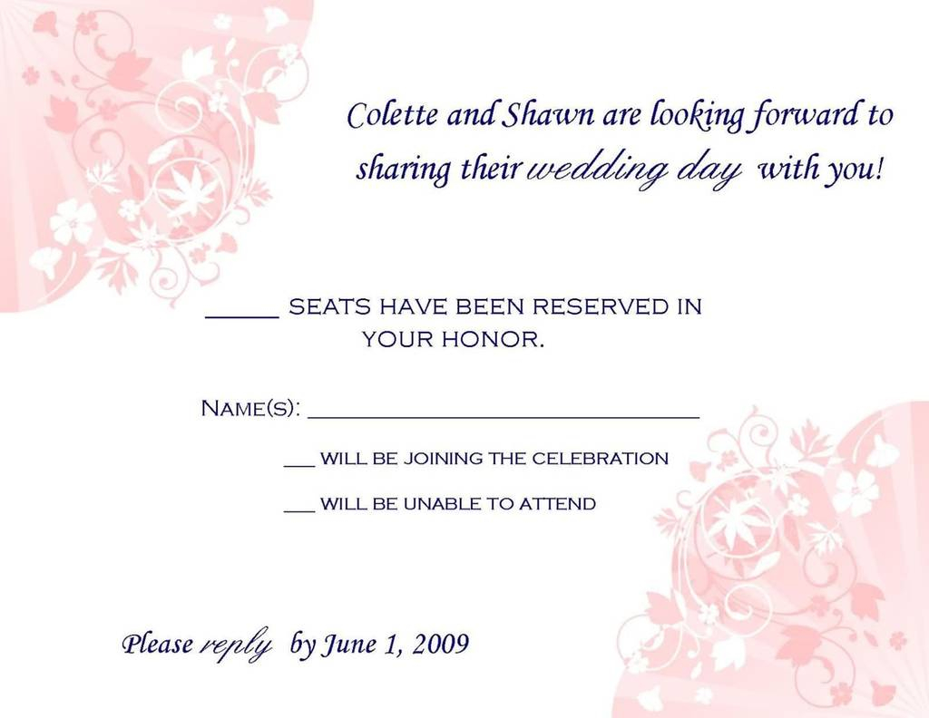 27+ Pretty Picture of Wedding Invitation Rsvp Wording - regiosfera.com