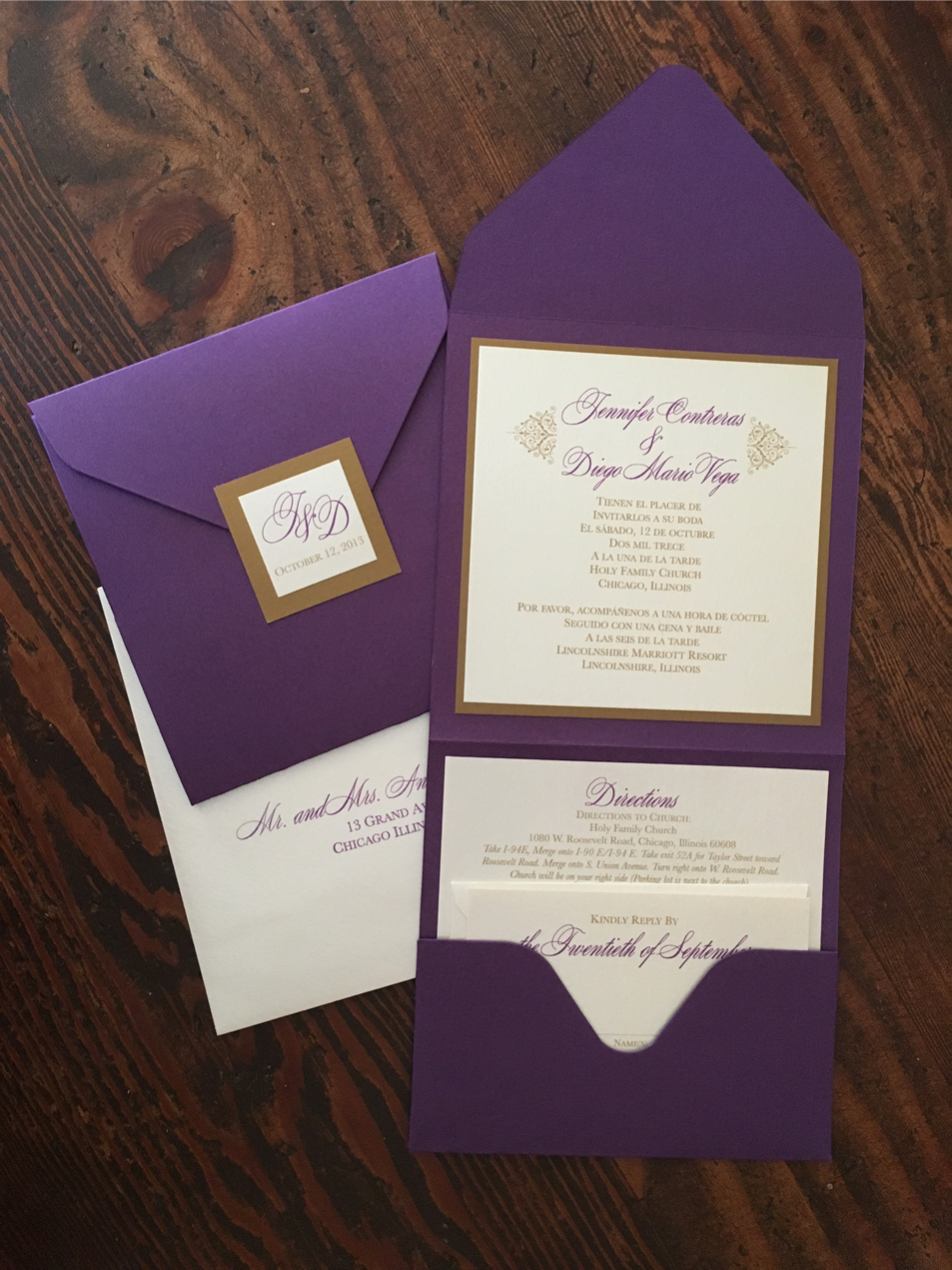 30+ Elegant Photo of Wedding Pocket Invitations - regiosfera.com