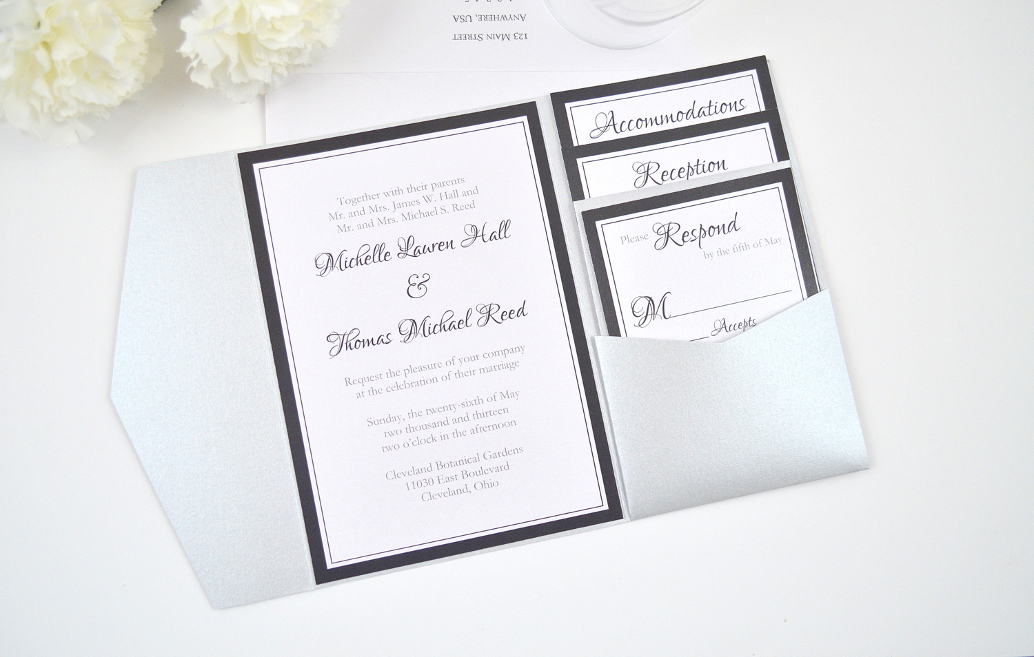 30+ Elegant Photo of Wedding Pocket Invitations - regiosfera.com