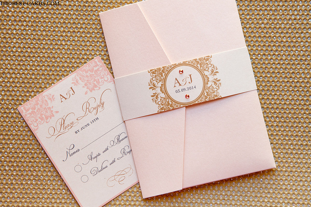 30+ Elegant Photo of Wedding Pocket Invitations - regiosfera.com