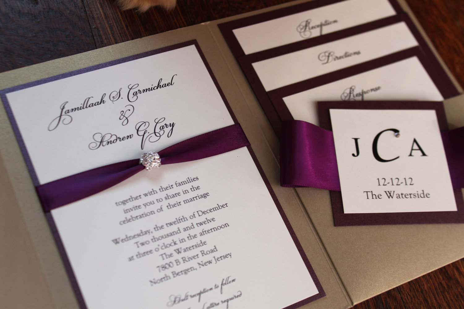 30+ Elegant Photo of Wedding Pocket Invitations - regiosfera.com