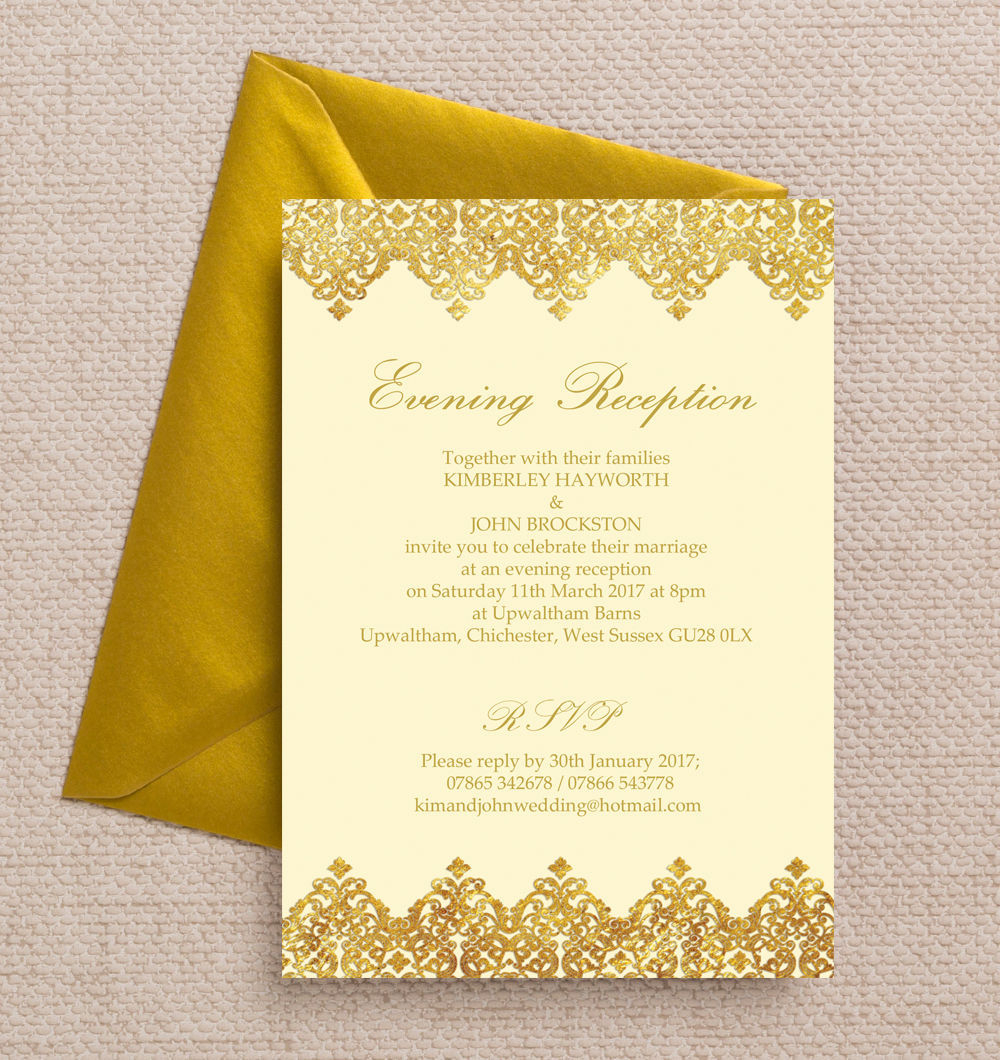 27+ Awesome Picture of Wedding Reception Invitations - regiosfera.com