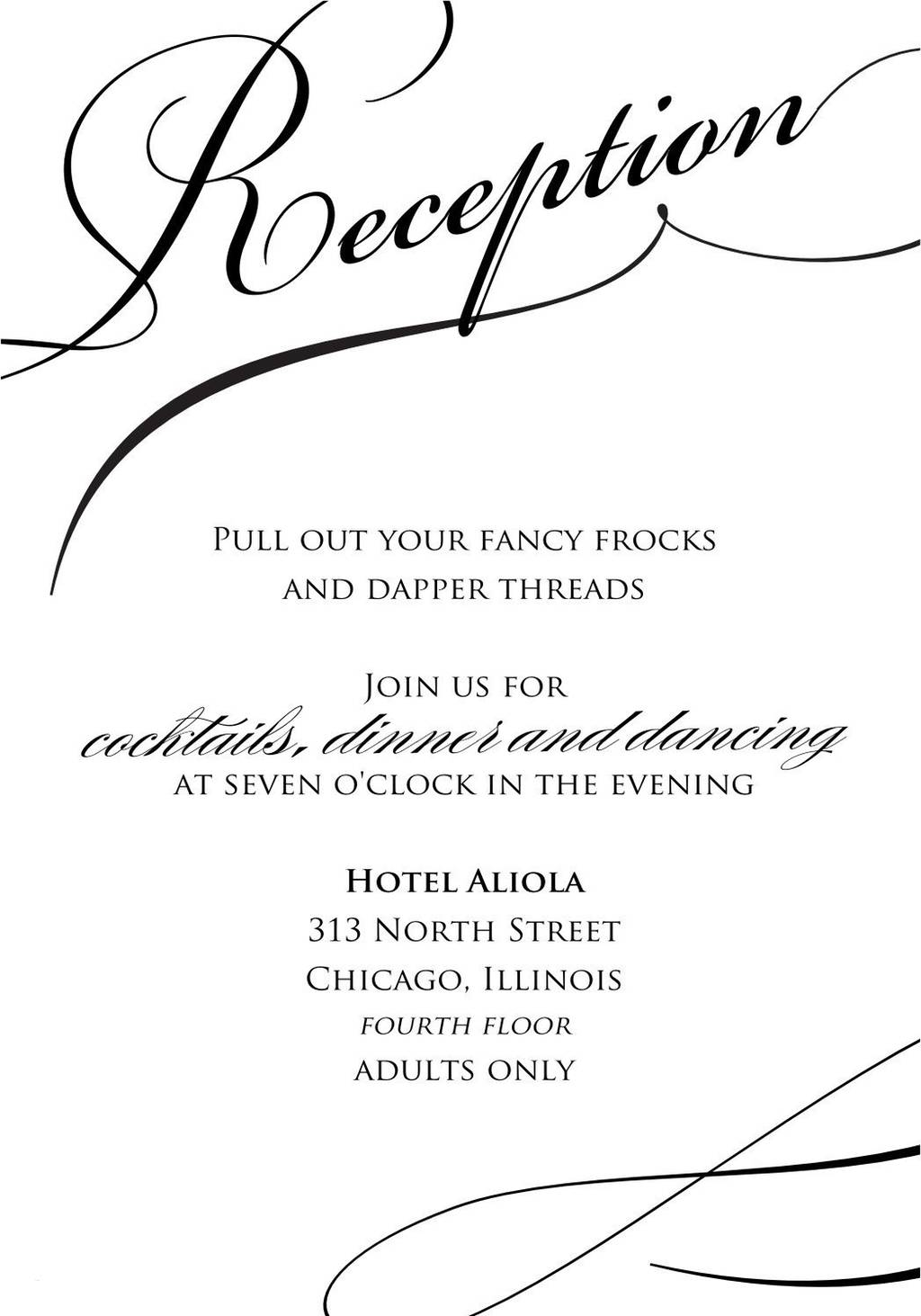 35+ Inspired Image of Wedding Reception Only Invitation Wording ...
