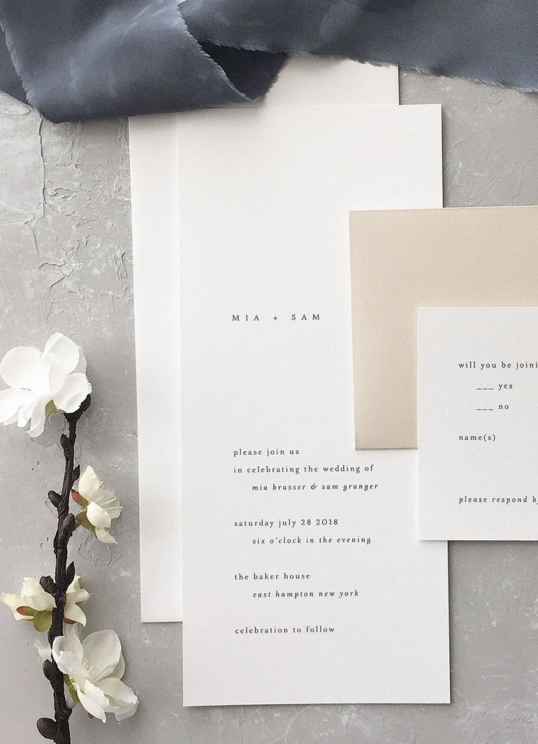 32+ Wonderful Picture of White Wedding Invitations - regiosfera.com