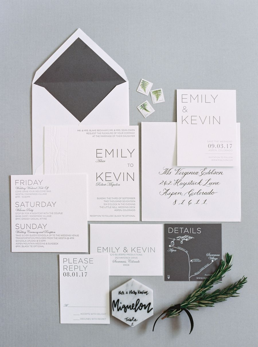 32+ Wonderful Picture of White Wedding Invitations - regiosfera.com