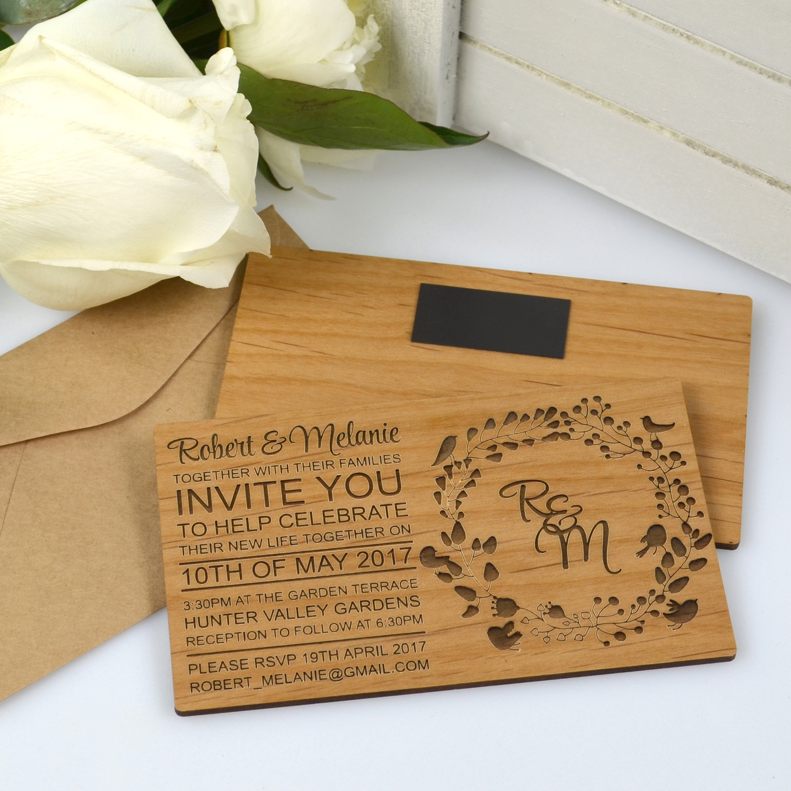 30+ Brilliant Photo of Wood Wedding Invitations - regiosfera.com