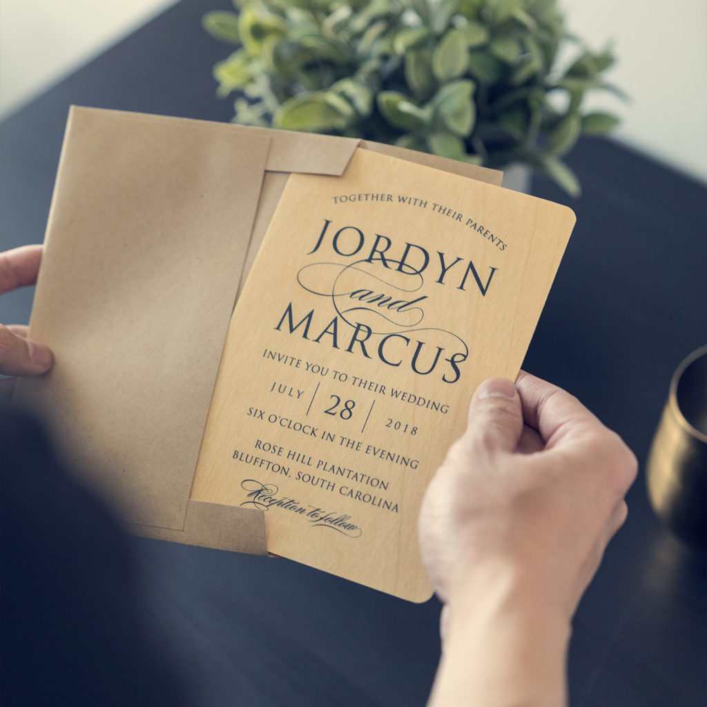 30+ Brilliant Photo of Wood Wedding Invitations - regiosfera.com